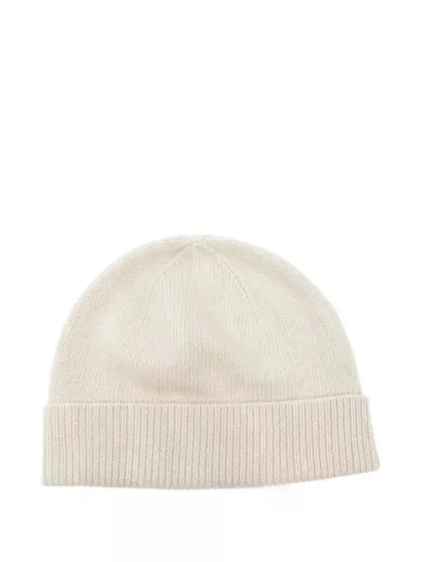 ROBERTO COLLINA Ribbed Beanie - Neutrals