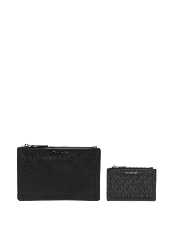 Michael Kors Hudson Pouch Set - Black