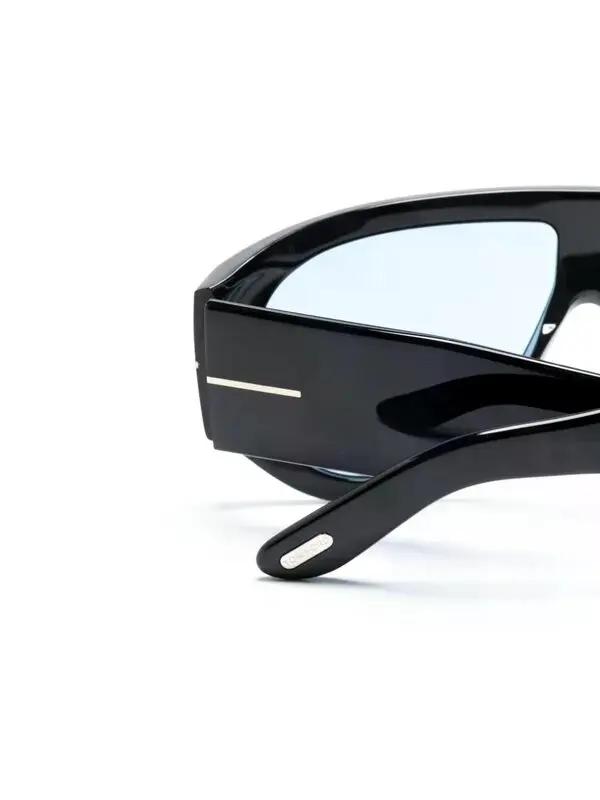 TOM FORD Bronson Pilot-frame Sunglasses - Black