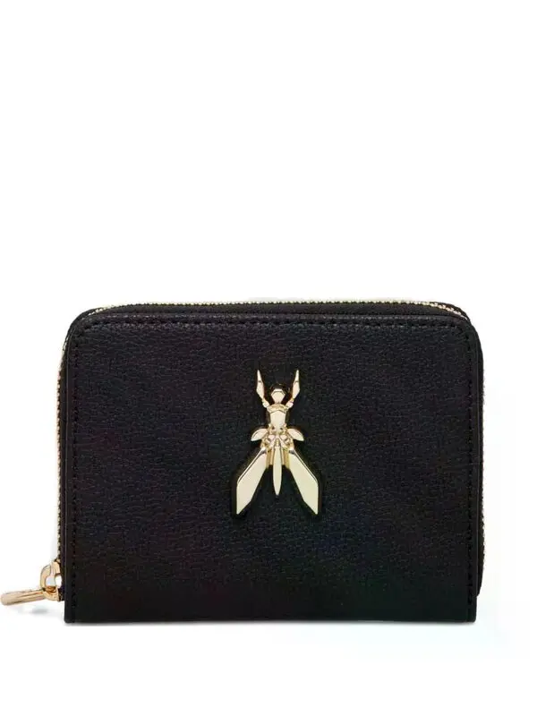 Patrizia Pepe Fly-motif Zip Wallet - Black