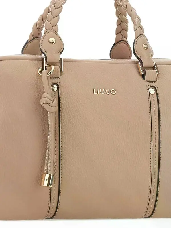 Liu Jo Braided-handle Zip Tote Bag