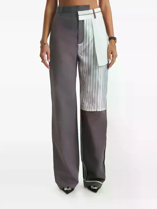 CUANNA Striped-panel Trousers