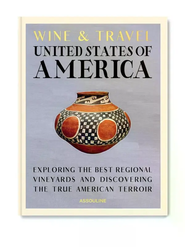 Assouline Wine & Travel United States Of America Hardcover Book - Blue