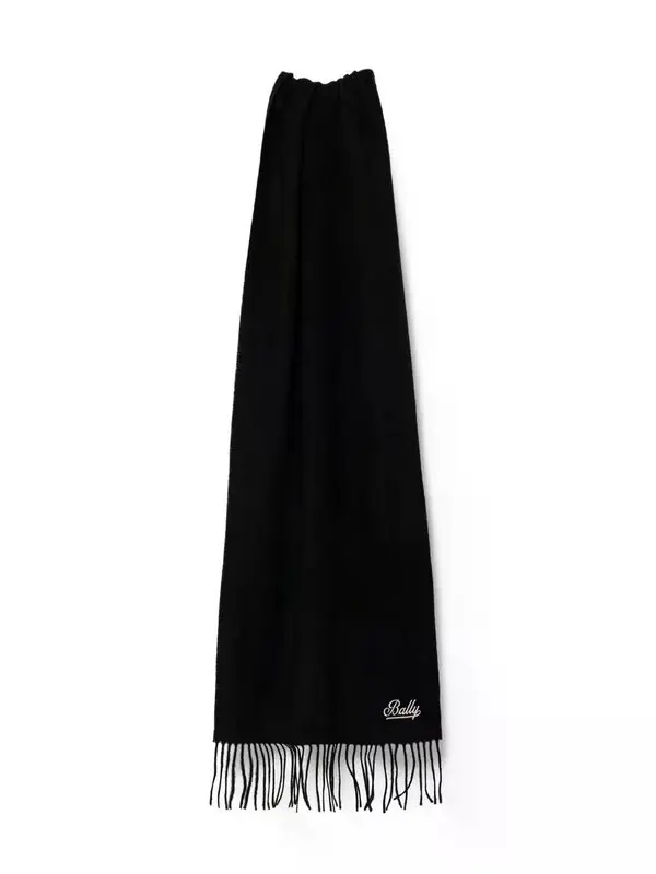 Bally Fringed Scarf - Black