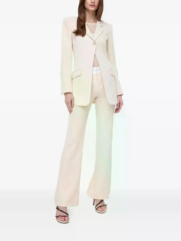 Patrizia Pepe Crystal-embellished Mesh Halterneck Top