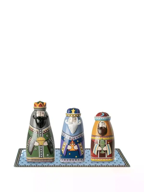 EGAN Three Wise Decorated Ceramic - Blue