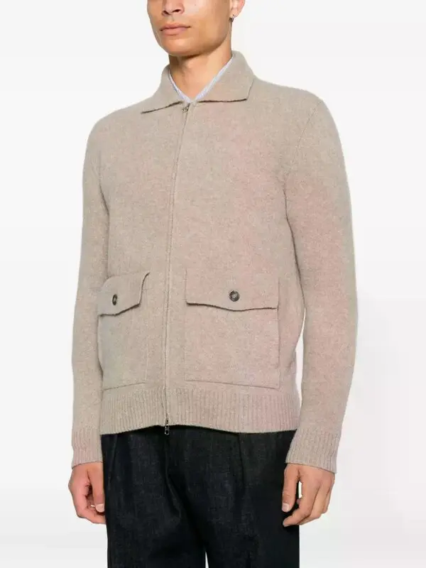 LUIGI GENTILE Zipped Cardigan