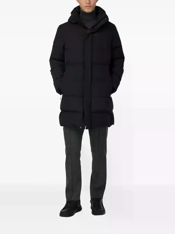 Boggi Milano Padded Coat - Black