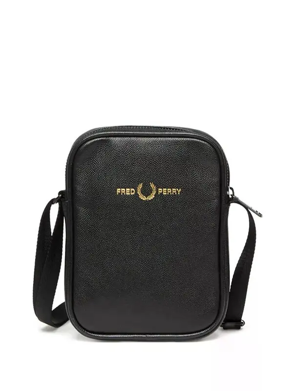 Fred Perry Scotchgrain Leather Side Bag