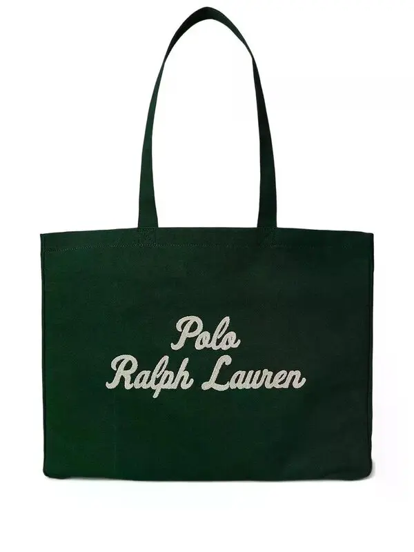 Polo Ralph Lauren Logo-embroidered Tote - Green