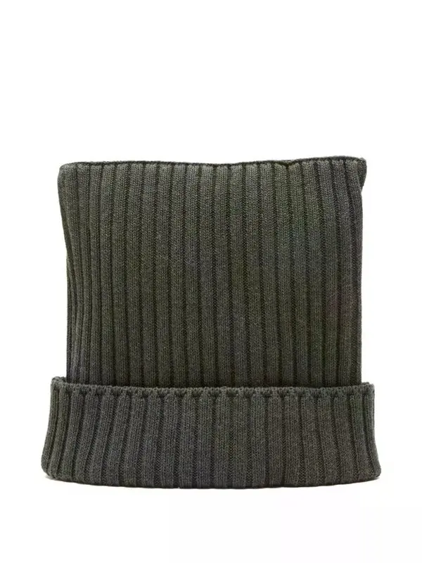 Acne Studios Ribbed Beanie - Green