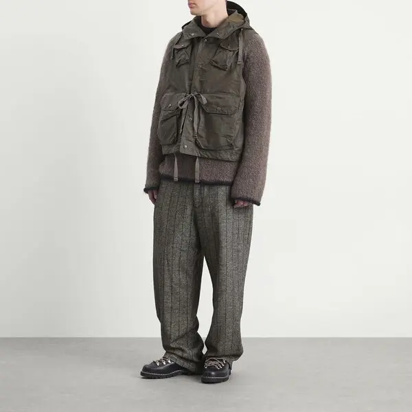 Engineered Garments Herringbone Wool Officer Pant