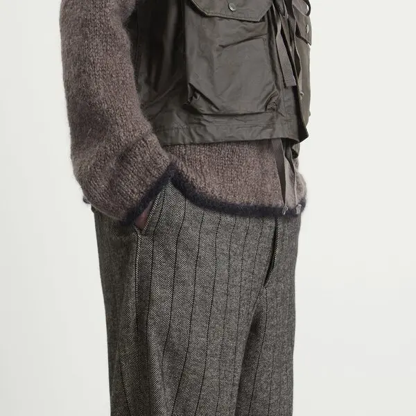 Engineered Garments Herringbone Wool Officer Pant