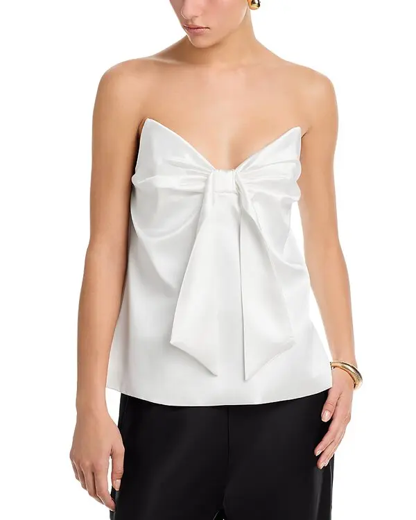 LUCY PARIS Strapless Bow Top