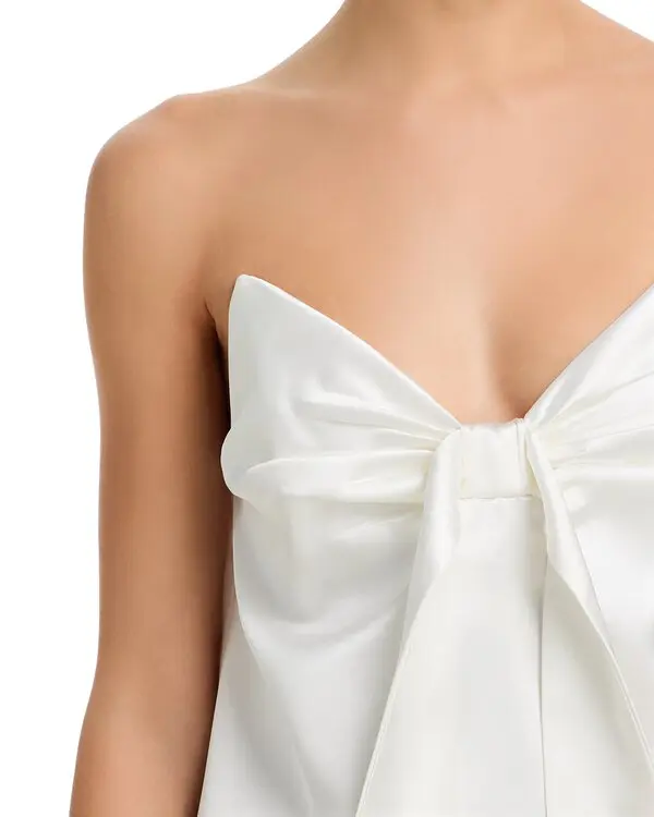 LUCY PARIS Strapless Bow Top