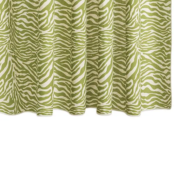 MATOUK Regine Linen Shower Curtain, 72w X 72l - Grass