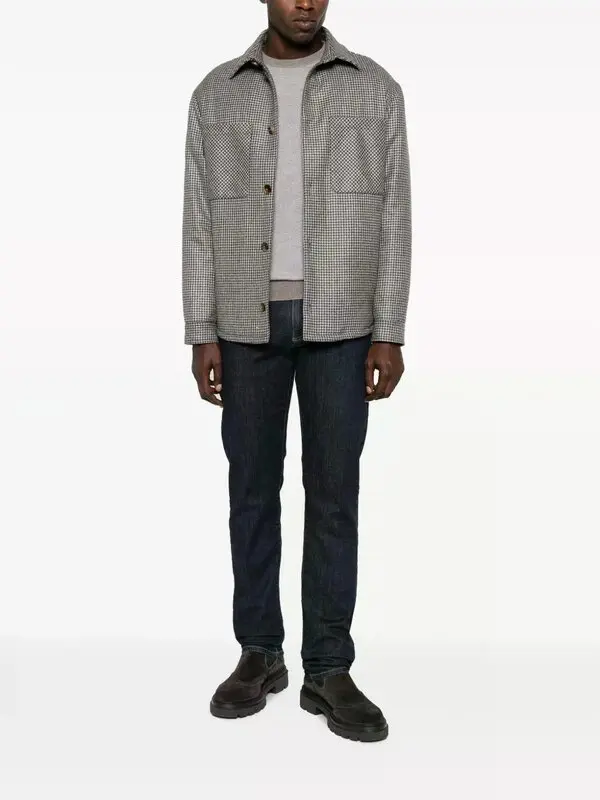 Canali Low-rise Straight-leg Trousers
