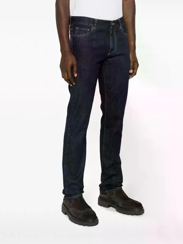 Canali Low-rise Straight-leg Trousers