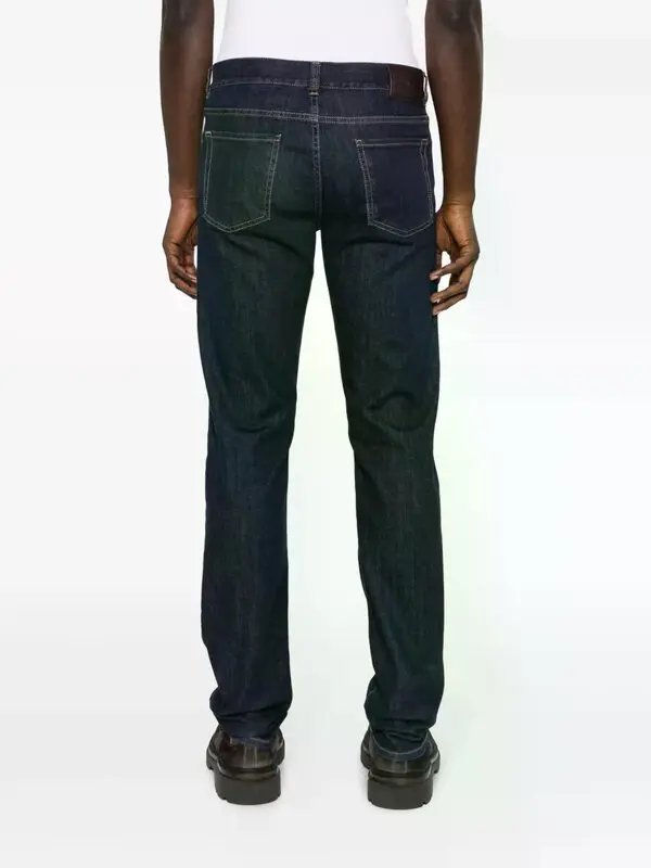 Canali Low-rise Straight-leg Trousers