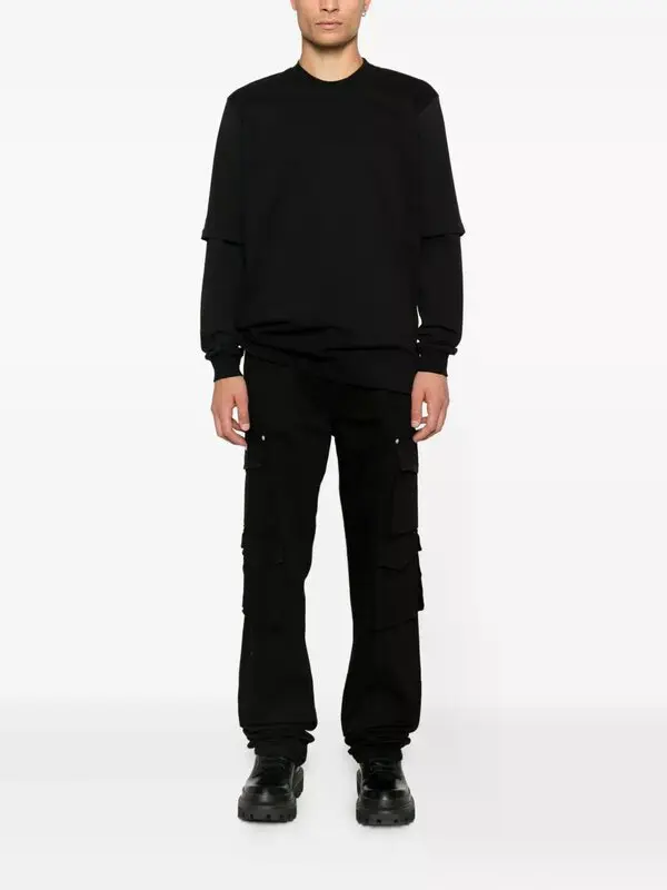 YES LONDON Layered-sleeve Sweatshirt