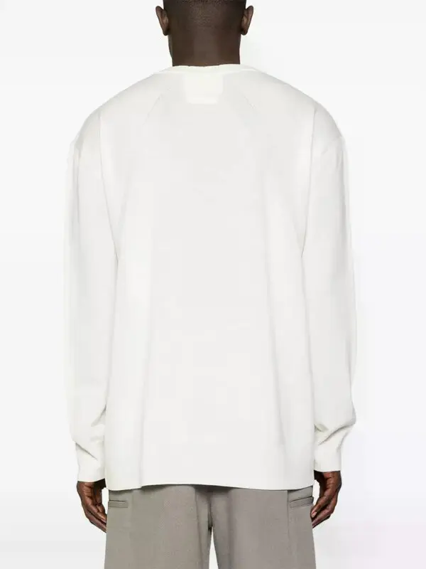 JIL SANDER Fine-ribbed Wool Crew Neck Jumper