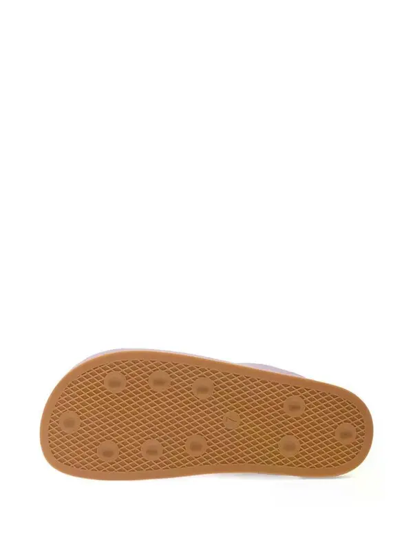 Adidas Adimule Logo-embossed Slippers - Purple