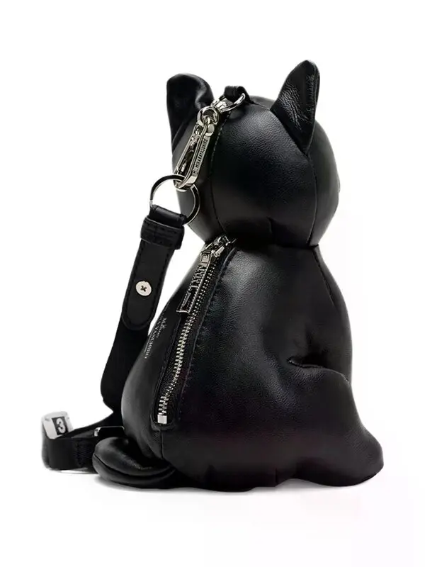 Mihara Yasuhiro Cat Shoulder Bag - Black