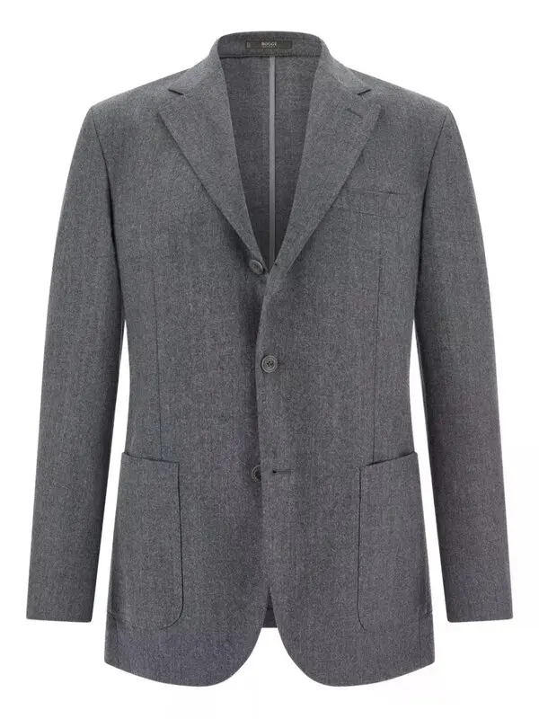 Boggi Milano Single-breasted Wool Blazer