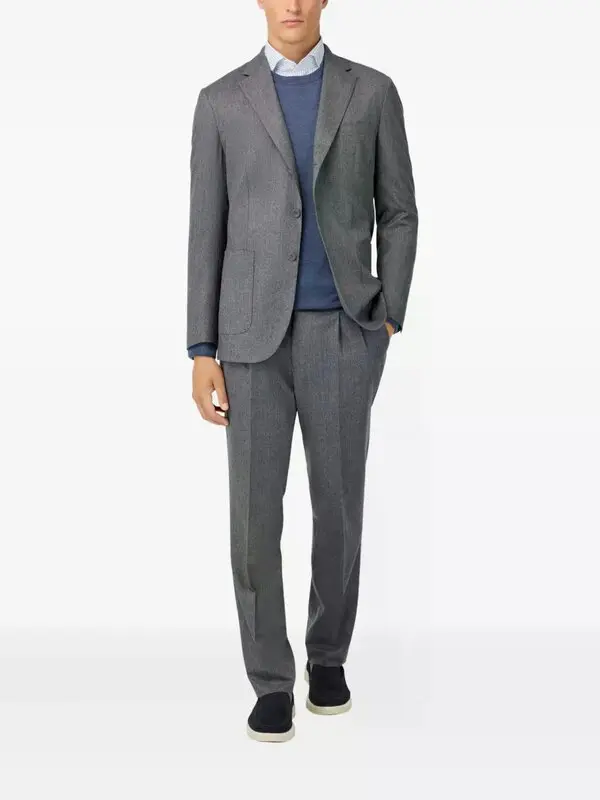 Boggi Milano Single-breasted Wool Blazer