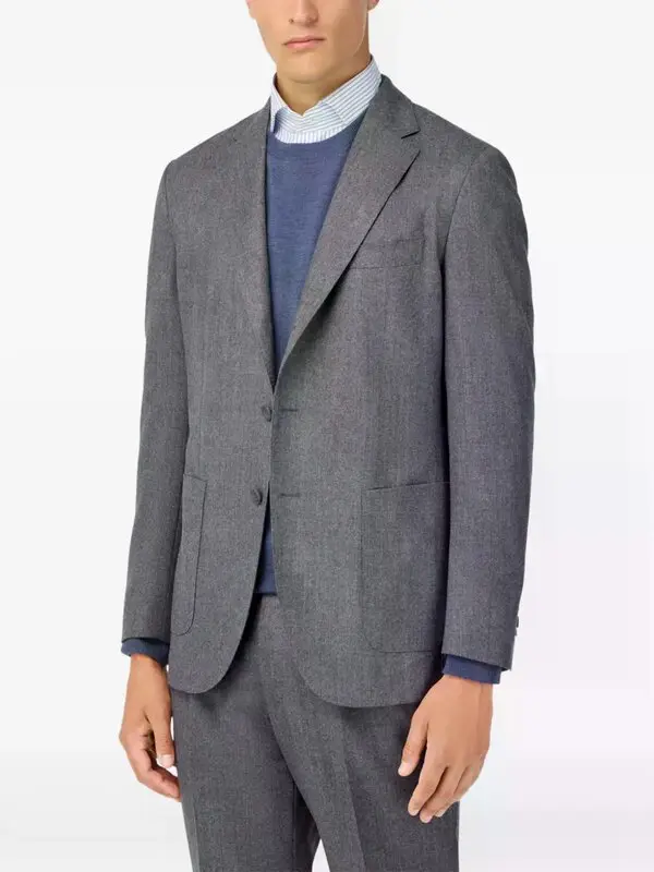 Boggi Milano Single-breasted Wool Blazer