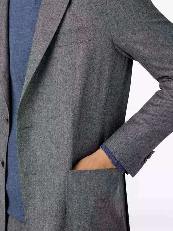 Boggi Milano Single-breasted Wool Blazer