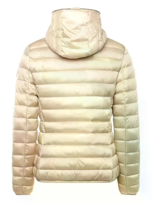 SAVE THE DUCK Hooded Zip-up Coat - Neutrals