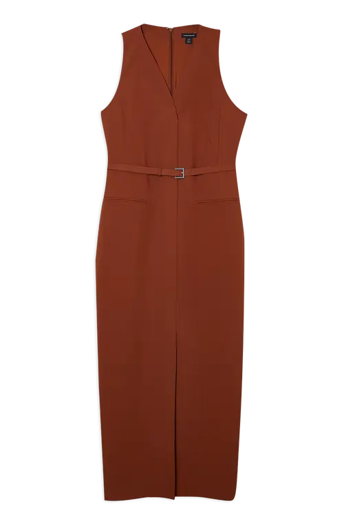 Karen Millen Belted Pencil Maxi Dress