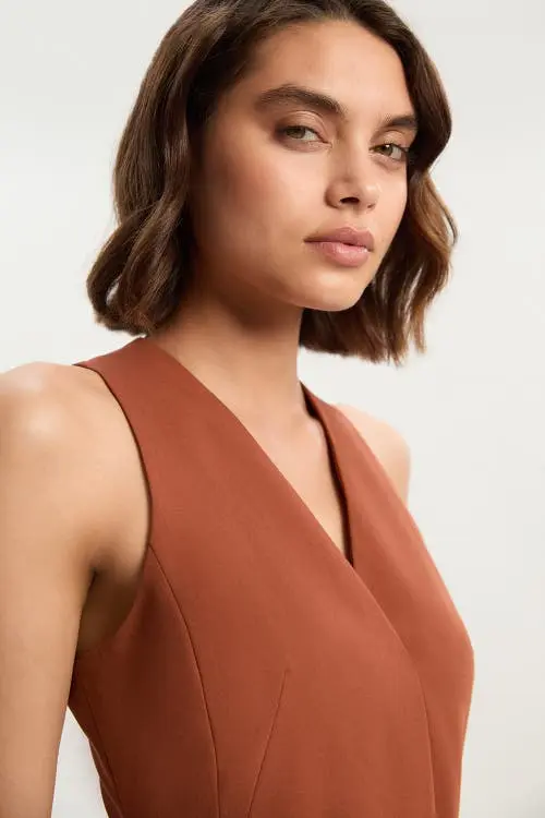 Karen Millen Belted Pencil Maxi Dress