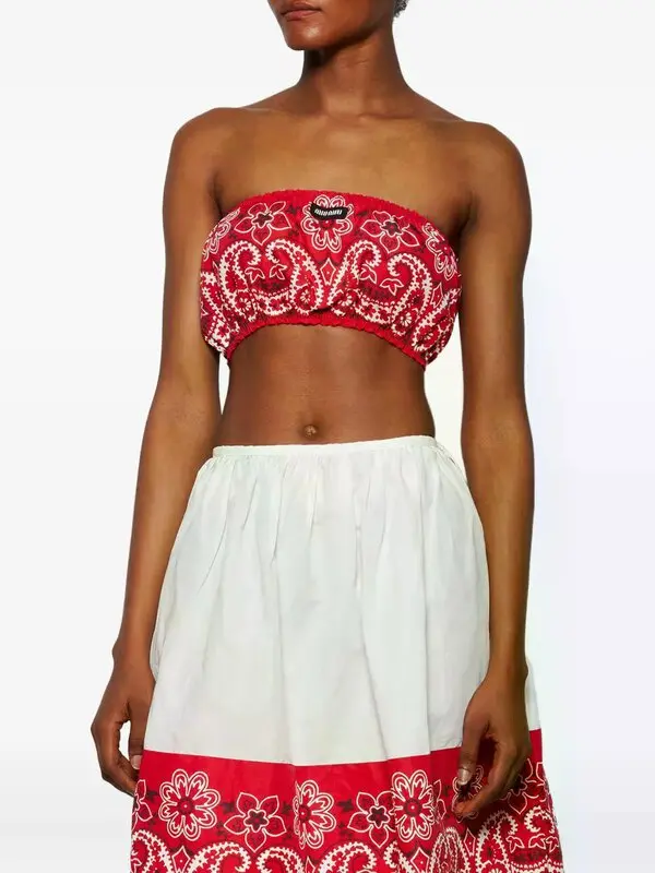 Miu Miu Bandana-print Top