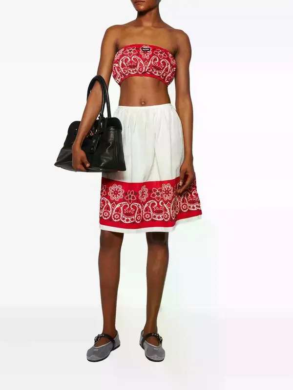 Miu Miu Bandana-print Top