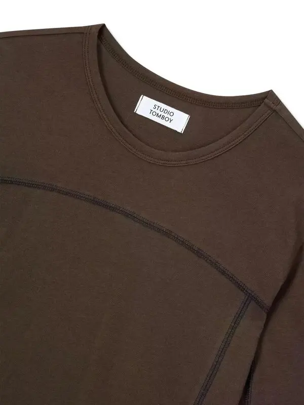 STUDIO TOMBOY Stitch-detail Long-sleeve T-shirt