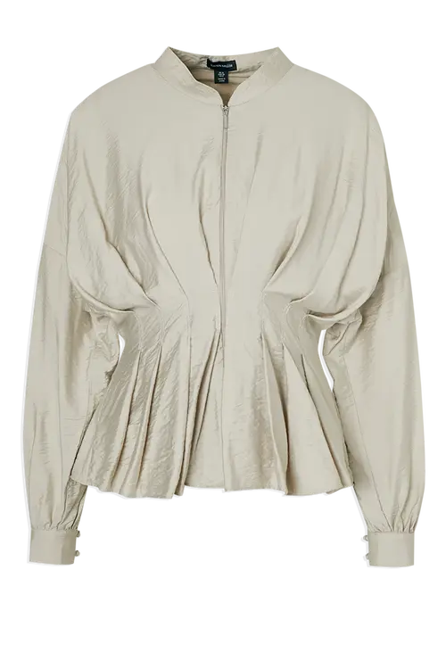 Karen Millen Pleated Woven Jacket
