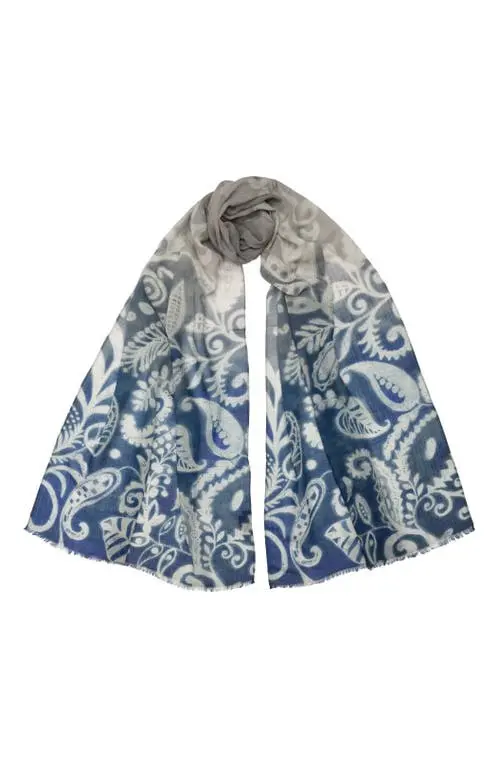 ELIZABETTA Gardawool Scarf - Light Blue