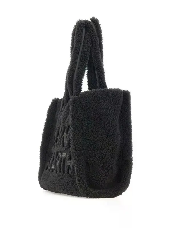 MC2 SAINT BARTH Colette Teddy Embroidered Tote Bag - Black
