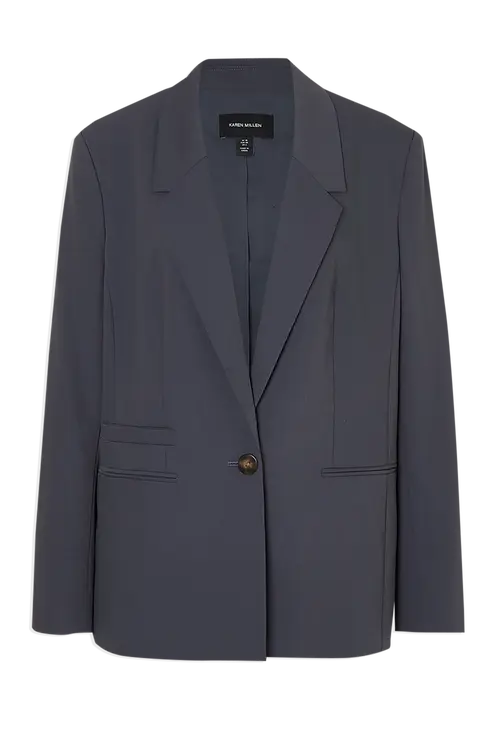 Karen Millen Twill Oversized Blazer