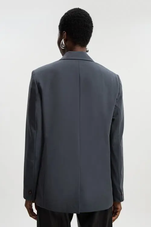Karen Millen Twill Oversized Blazer
