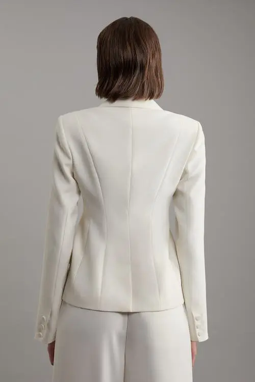 Karen Millen Tailored Crepe Blazer Jacket
