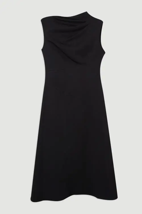 Karen Millen Petite Premium Tailored Midi Dress