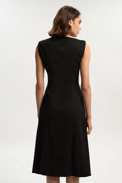 Karen Millen Petite Premium Tailored Midi Dress