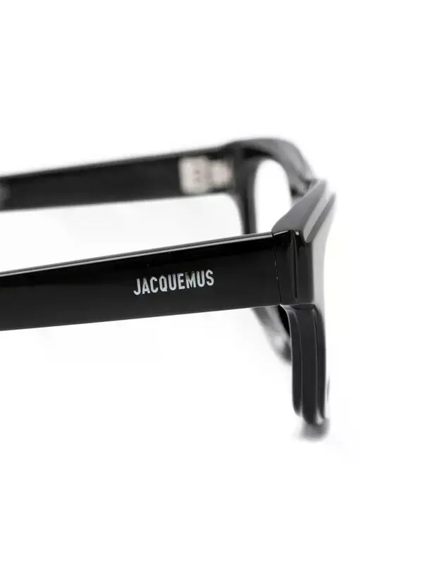 Jacquemus Galerie Rectangle Frame Glasses - Black