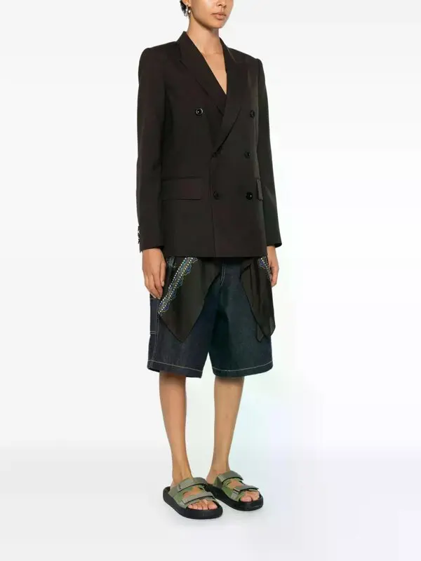 Sacai Double-breasted Blazer