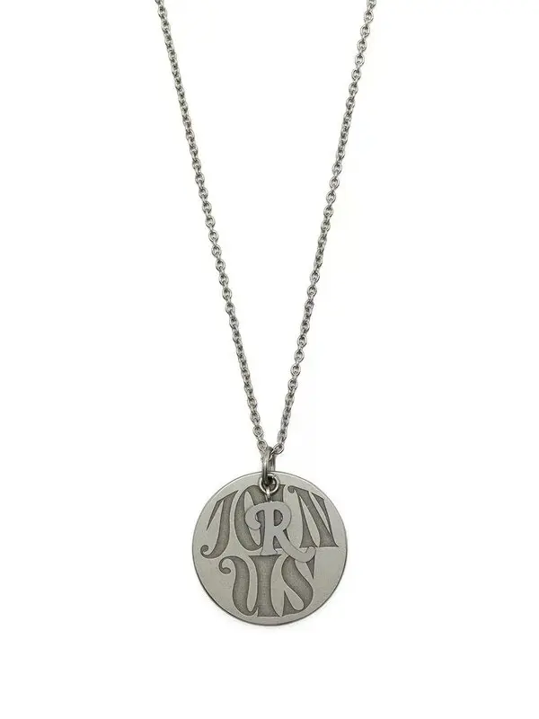 Raf Simons Clasp-fastening Pendant Necklace - Silver