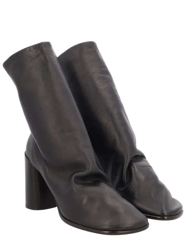 LEMAIRE Glove 80 Boots - Brown