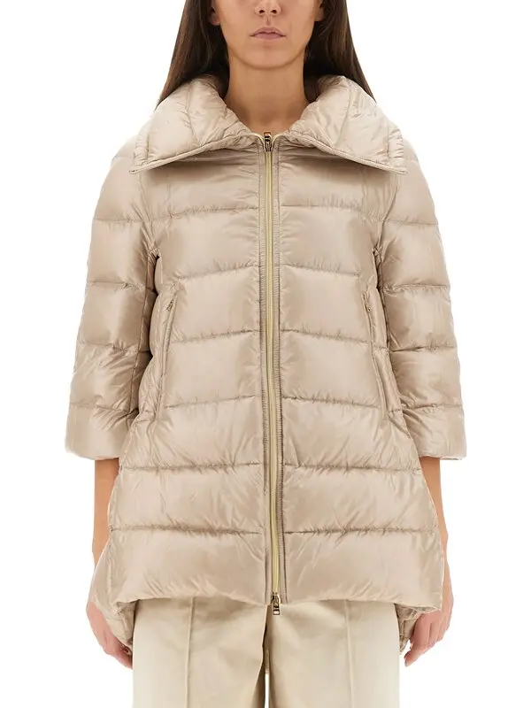 Herno A-shape Cleofe Jacket - Beige